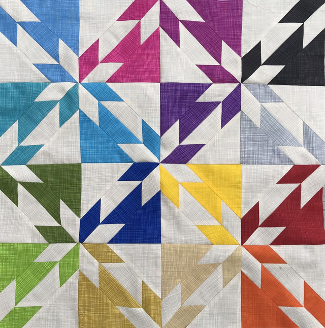 Hunters Star Double size set 10" and 5" blocks making 20" and 10 ...