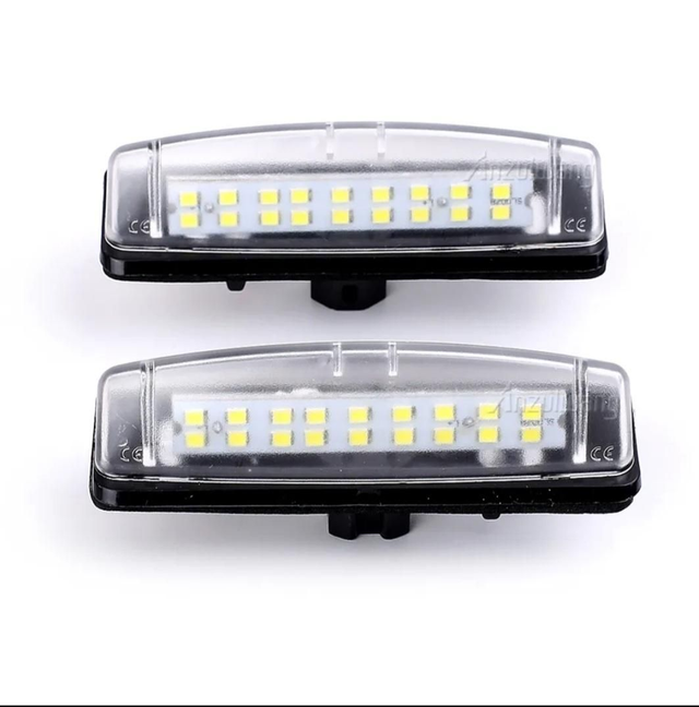 Led number plate lights