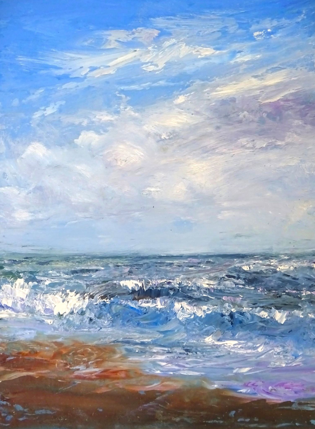 Fresh Air- original oil painting by Richard Corbett Artist