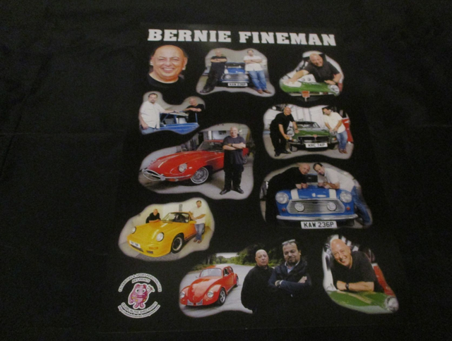 Bernie Fineman Car Shop Scenes A3 Poster (Bubble Logo)