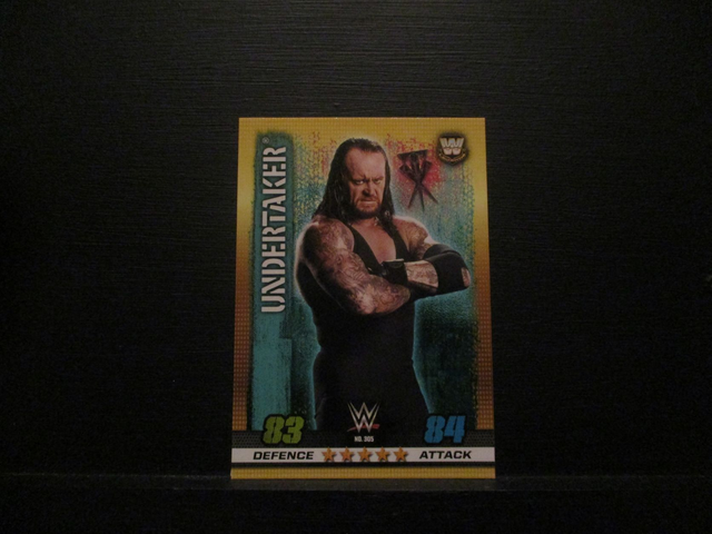 Undertaker - W Legends Slam Attax 10th Edition Original Trading Card #305