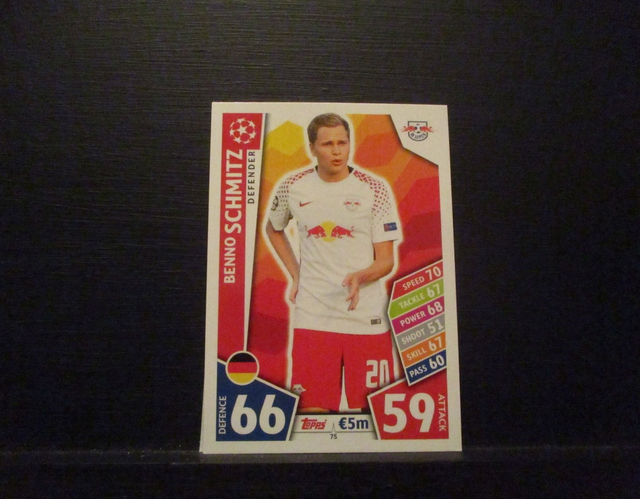 Benno Schmitz - UEFA Champions League Match Attax 2017/18 Original ...