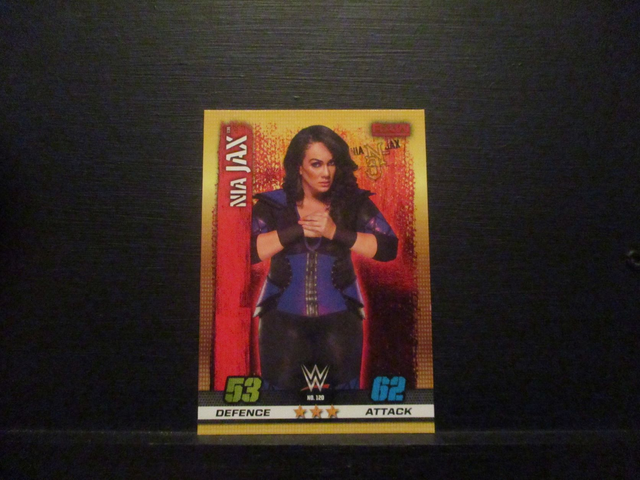 Nia Jax - Raw Slam Attax 10th Edition Original Trading Card #120