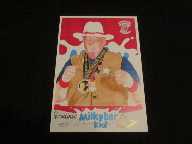 Dominic 'Milky Bar Kid' Negus - Limited Edition A4 Portrait Style ...