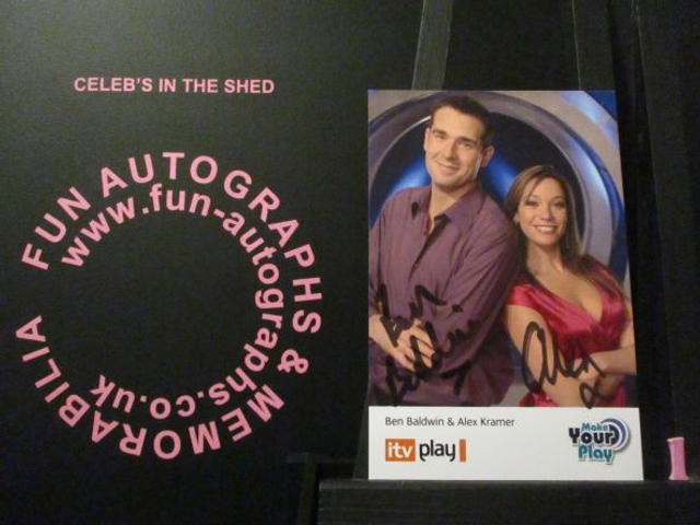 Alex Kramer & Ben Baldwin Authentic Autographed Make Your Play 6x4 Cast ...