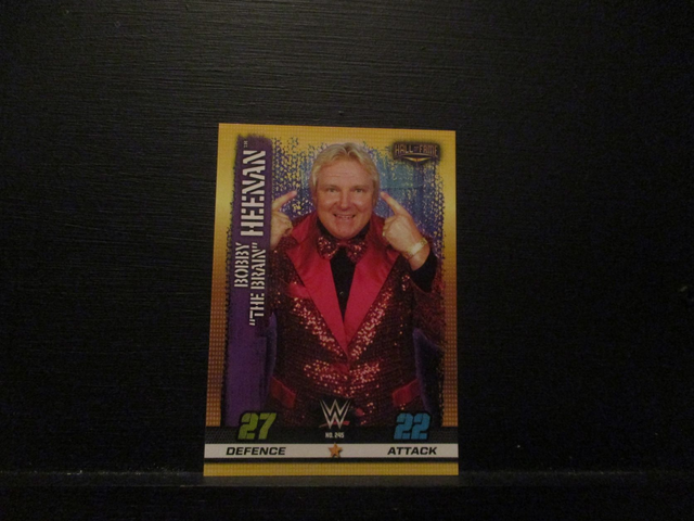 Bobby "The Brain" Heenan - Hall Of Fame Slam Attax 10th Edition ...