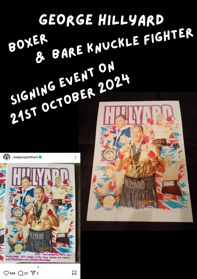 George Hillyard Limited Edition Signed A4 Portrait Drawing Print (78)