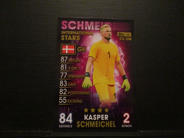 Kasper Schmeichel - International Stars Match Attax 101 Original ...