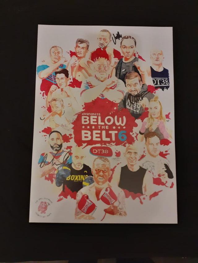 Danny Cook Limited Edition Signed A4 Portrait Print At Boxing Signing ...