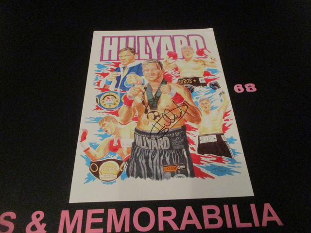 George Hillyard Limited Edition Signed A4 Portrait Drawing Print (68)