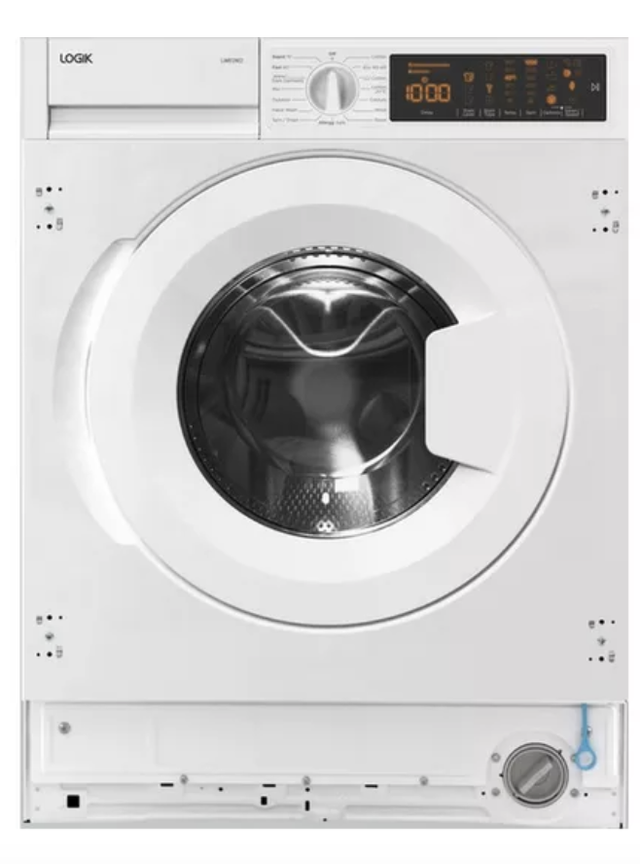 LOGIK T-series LIW812W22 Integrated 8 kg 1200 Spin Washing Machine