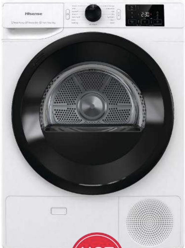 Hisense DHGC903 Heat Pump Tumble Dryer White