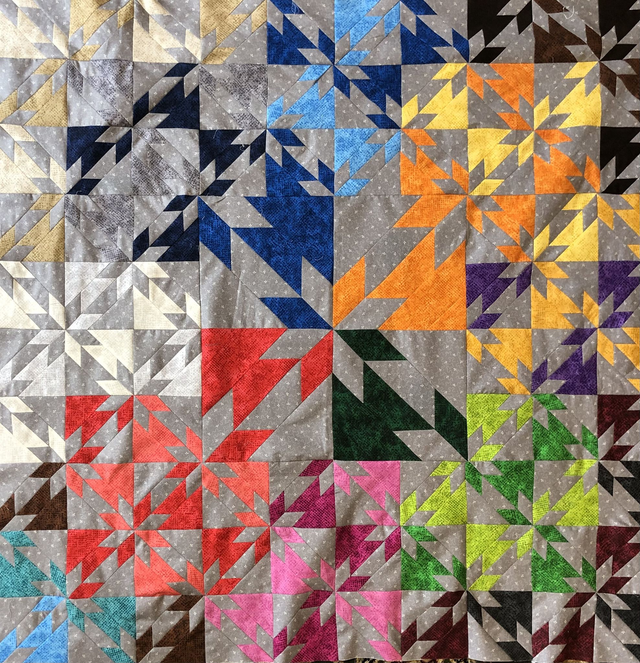 Hunters Star Double size set 10" and 5" blocks making 20" and 10 ...