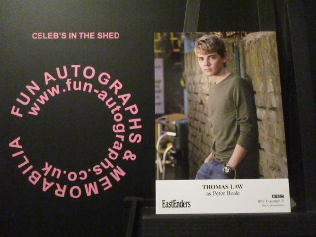 Thomas Law (Peter Beale) Original EastEnders Cast Card