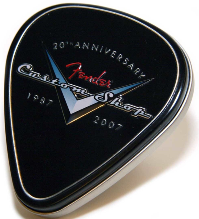 Fender 20th Anniversary Custom Shop Pick Tin | Music & Bean Co
