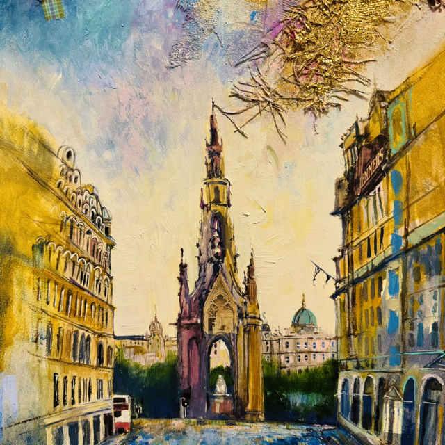Print - Edinburgh- Scott Monument | Shona Lenaghan Art