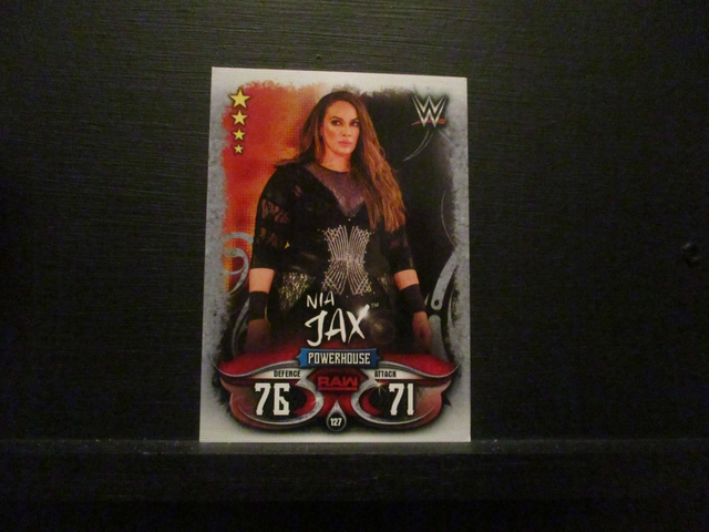 Nia Jax - Raw Slam Attax Live Original Trading Card #127