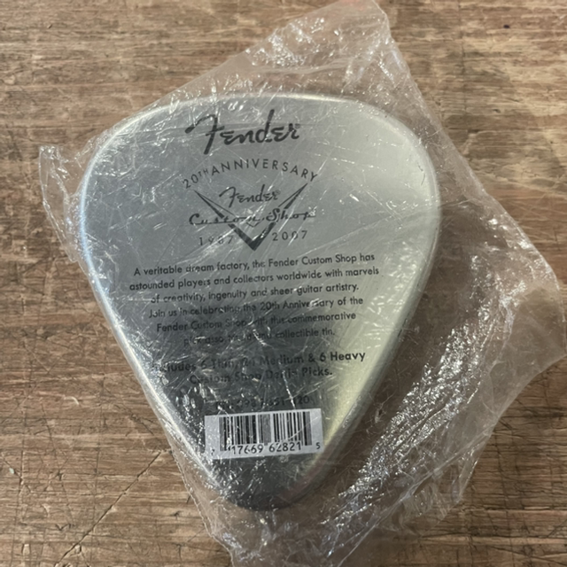 Fender 20th Anniversary Custom Shop Pick Tin | Music & Bean Co