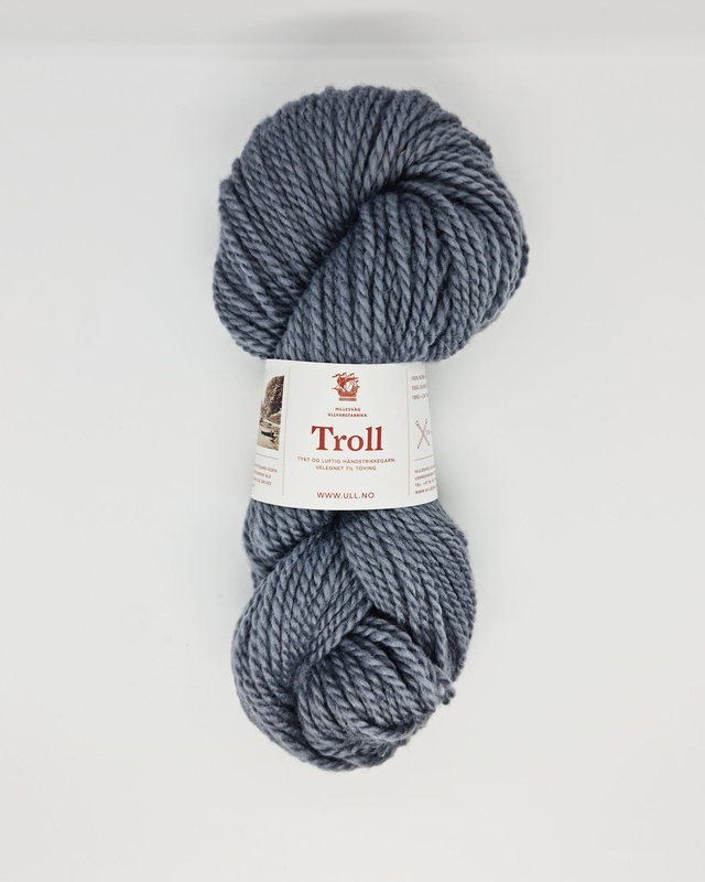 Hillesvåg Troll Yarn - 0741 Bleached White | Norwegian Knitting Wool ...
