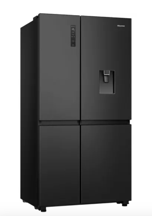 HISENSE PureFlat RS840N4WFE American-Style Smart Fridge Freezer - Black ...