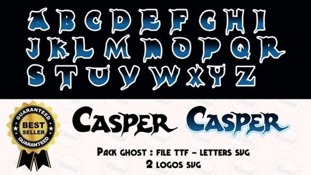 casper svg calligraphy, Alphabet, Font, Letters, Customize Gift, Cricut ...