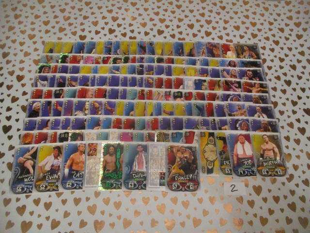 165 Slam Attax Live Trading Card In Good Condition But They Have Bends ...