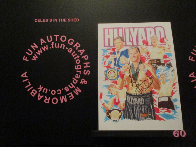 George Hillyard Limited Edition Signed A4 Portrait Drawing Print (60)