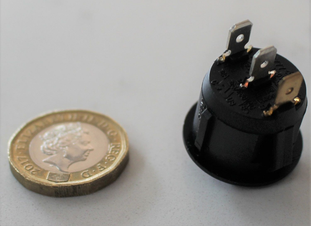 Genuine Remoska round light-up red toggle switch for Tria and Prima