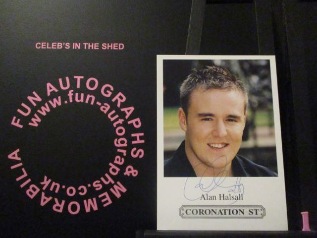 Alan Halsall (Tyrone Dobbs) Authentic Autographed Coronation Street 6x4 ...