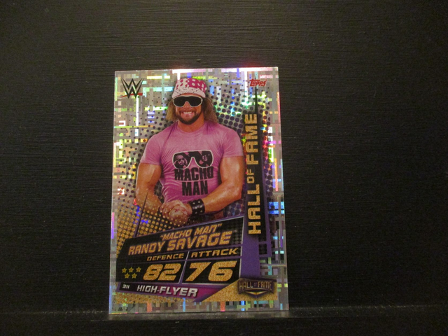 "Macho Man" Randy Savage - Hall Of Fame Slam Attax Universe Original ...