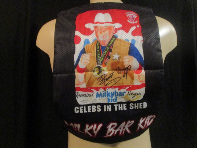 Dominic 'Milky Bar Kid' Negus Picture Double Sided Drawstring Bag ...