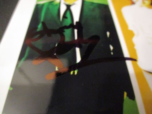 Chris Fosh Authentic Autographed 6x4 Pop Art Limited Edition (3)