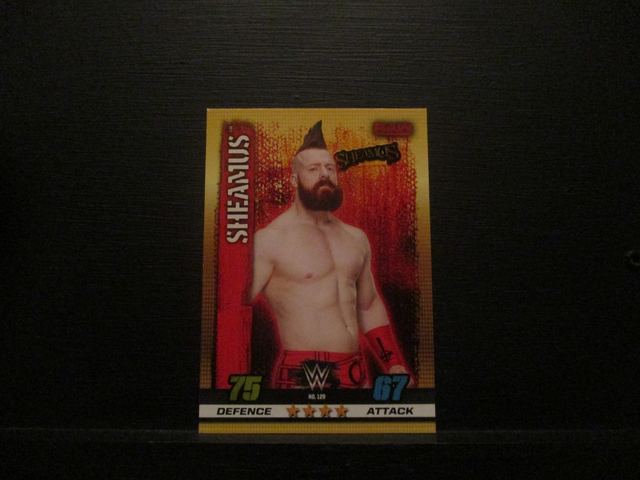 Sheamus - Raw Slam Attax 10th Edition Original Trading Card #128