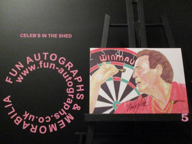 Bobby George Limited Edition Signed A5 Portrait Drawing Print (5)