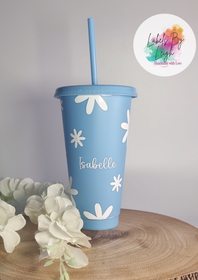 Personalised colour changing Daisy Cold Cup