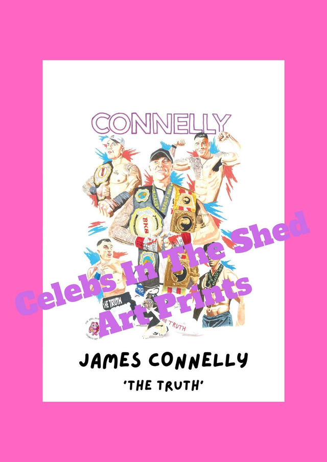 James Connelly 'The Truth' - Limited Edition A4 Portrait Drawing Print