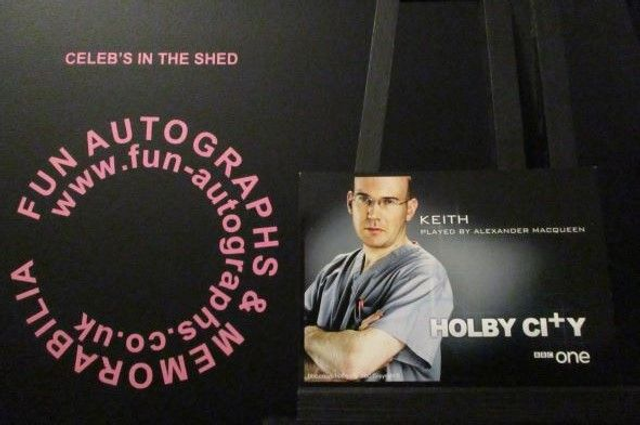 Alexander MacQueen (Keith Greene) Authentic Autographed Holby City 6x4 Cast Card