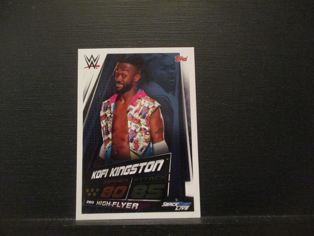 Kofi Kingston - Stars Of The Show Slam Attax Universe Original Trading ...