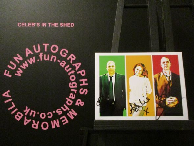 Ashlie Walker, Chris Fosh, Steve Lawson Authentic Autographed 6x4.5 Pop ...