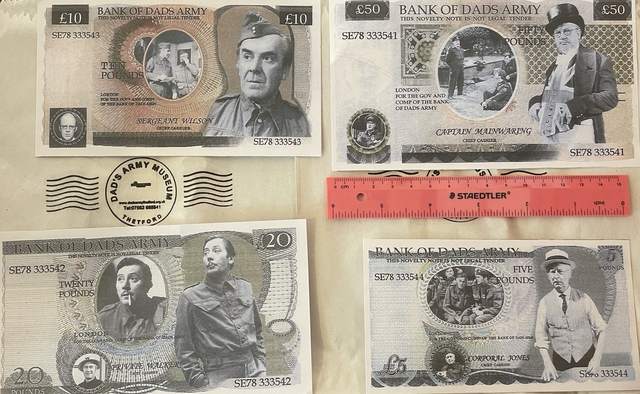 Dad`s Army Bank Notes