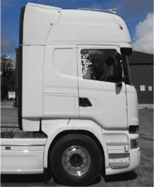 Scania window griffins (PAIR)