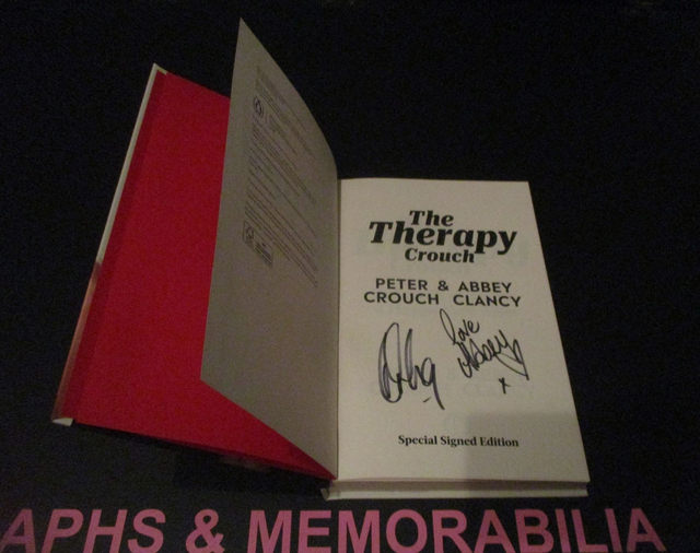 Peter Crouch & Abbey Clancy 'The Therapy Crouch' Authentic Autographed ...