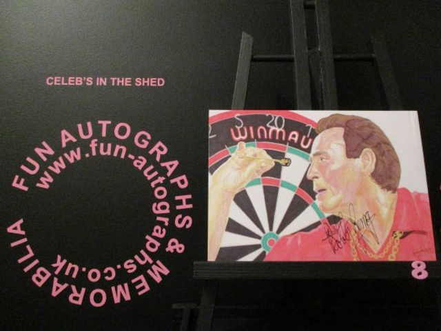 Bobby George Limited Edition Signed A5 Portrait Drawing Print (8)