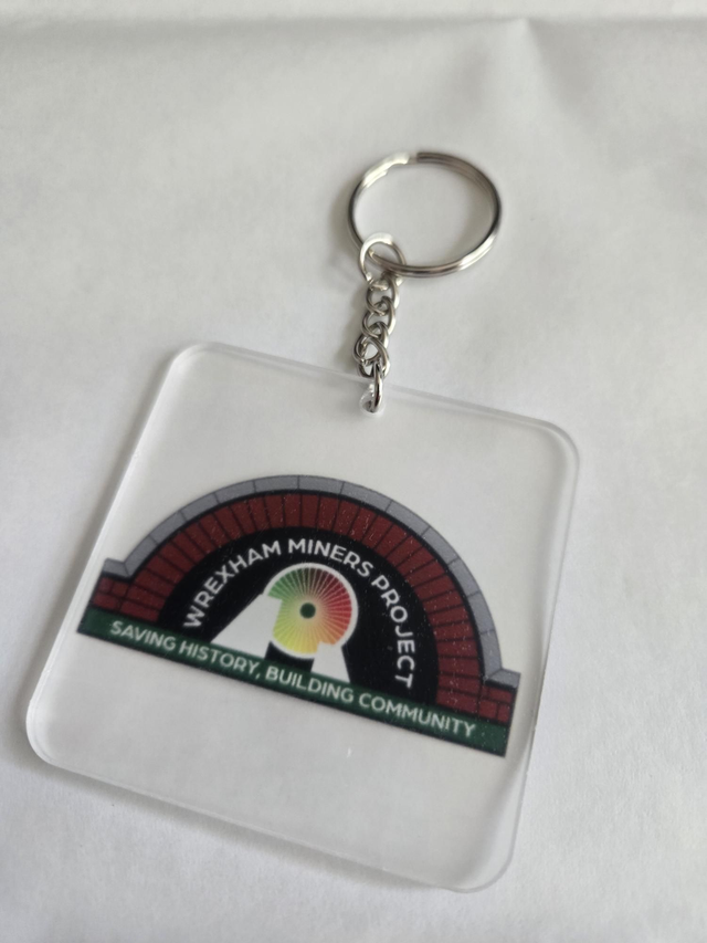Wrexham Miners Project keyring