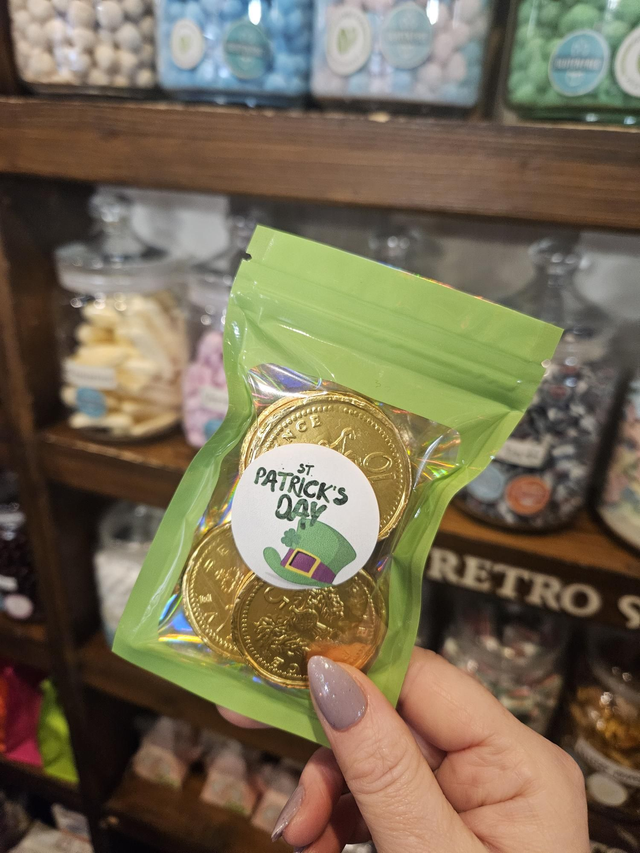 St. Patrick's Day chocolate coins