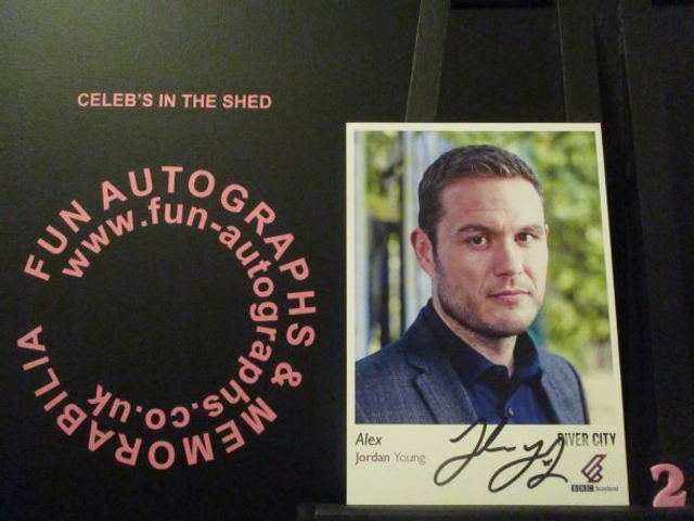Jordan Young (Alex) Authentic Autographed River City 6x4 Cast Card (2)