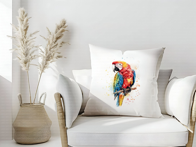 Personalised Parrot Cushions