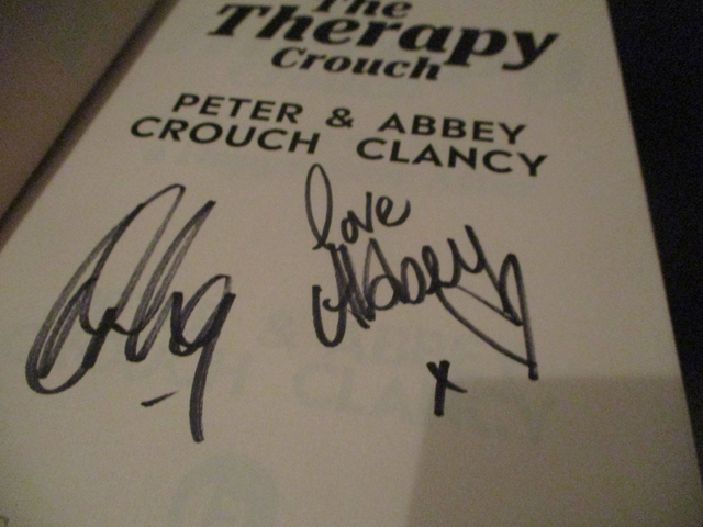 Peter Crouch & Abbey Clancy 'The Therapy Crouch' Authentic Autographed ...