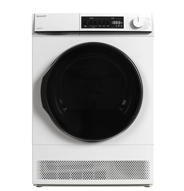 Sharp KD-NCB8S7GW91-EN 8Kg Condenser Tumble Dryer - White