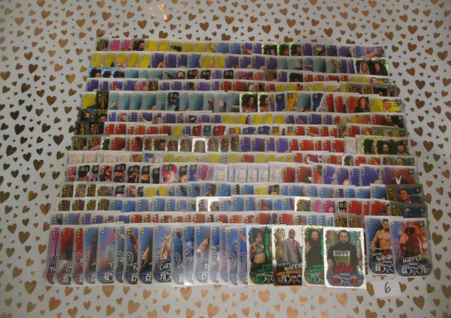 350 Slam Attax Live Trading Card In Good Condition But They Have Bends ...